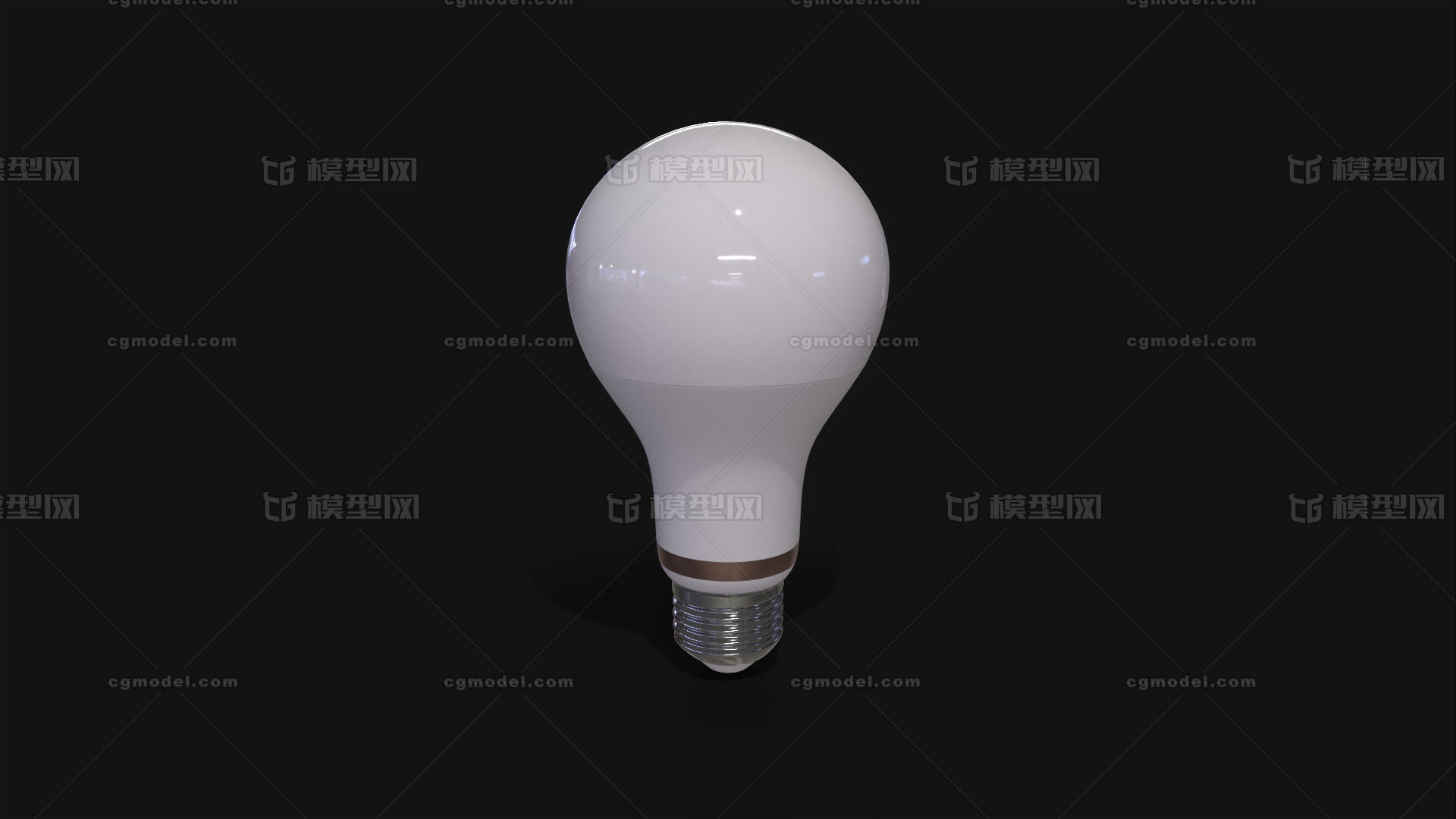A67型智能Led灯泡 照明灯具模型-灯具模型库-3ds Max(.max)模型下载-cg模型网