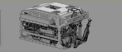 ROV 水下机器人模型-自然场景模型库-3ds Max(.max)模型下载-cg模型网