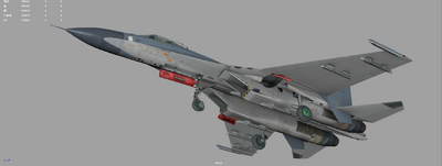 J11a歼11A战斗机模型-军用飞机模型库-Maya(.ma/.mb)模型下载-cg模型网