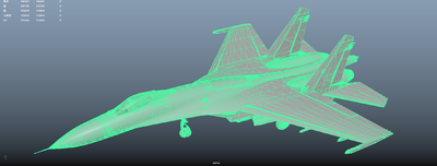 J11a歼11A战斗机模型-军用飞机模型库-Maya(.ma/.mb)模型下载-cg模型网