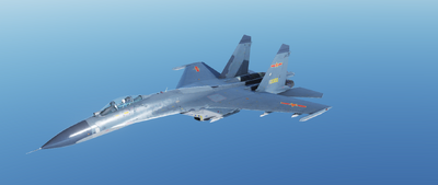 J11a歼11A战斗机模型-军用飞机模型库-Maya(.ma/.mb)模型下载-cg模型网