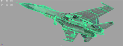 J11a歼11A战斗机模型-军用飞机模型库-Maya(.ma/.mb)模型下载-cg模型网