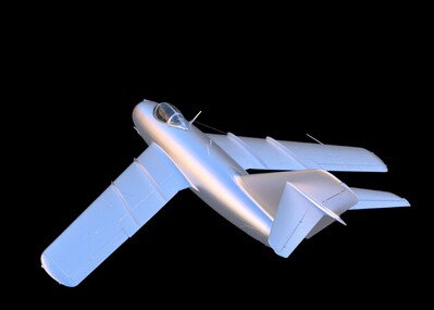 MiG-16 米格-16战斗机模型-军用飞机模型库-3ds Max(.max)模型下载-cg模型网