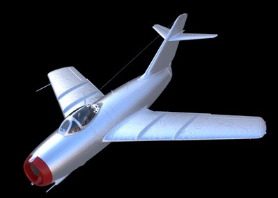 MiG-16 米格-16战斗机模型-军用飞机模型库-3ds Max(.max)模型下载-cg模型网