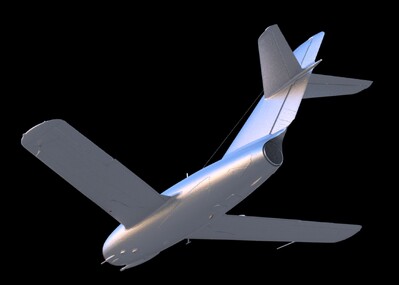MiG-16 米格-16战斗机模型-军用飞机模型库-3ds Max(.max)模型下载-cg模型网