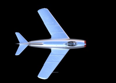 MiG-16 米格-16战斗机模型-军用飞机模型库-3ds Max(.max)模型下载-cg模型网