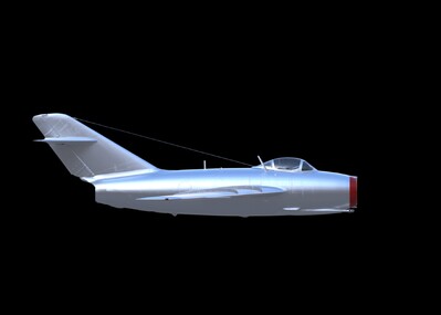MiG-16 米格-16战斗机模型-军用飞机模型库-3ds Max(.max)模型下载-cg模型网