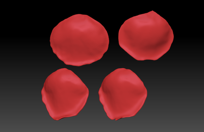 玫瑰花瓣 月季花瓣3D打印STL下载模型-树木模型库-OBJ(.obj/.mtl)模型下载-cg模型网