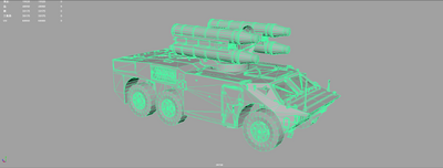 HQ7红旗7防空导弹系统红旗7导弹发射车模型-装甲车／坦克模型库-Maya(.ma/.mb)模型下载-cg模型网