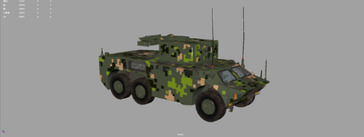 HQ7红旗7防空雷达防空系统模型-装甲车／坦克模型库-Maya(.ma/.mb)模型下载-cg模型网