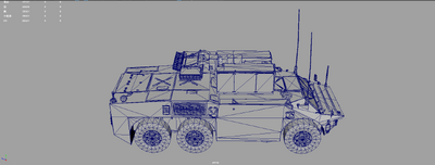 HQ7红旗7防空雷达防空系统模型-装甲车／坦克模型库-Maya(.ma/.mb)模型下载-cg模型网