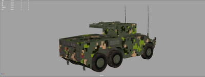 HQ7红旗7防空雷达防空系统模型-装甲车／坦克模型库-Maya(.ma/.mb)模型下载-cg模型网