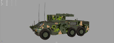 HQ7红旗7防空雷达防空系统模型-装甲车／坦克模型库-Maya(.ma/.mb)模型下载-cg模型网