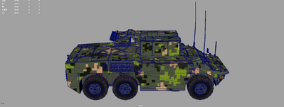 HQ7红旗7防空雷达防空系统模型-装甲车／坦克模型库-Maya(.ma/.mb)模型下载-cg模型网