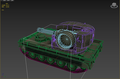 PBR 美国T249模型-火炮器械模型库-3D Studio(.3ds)模型下载-cg模型网