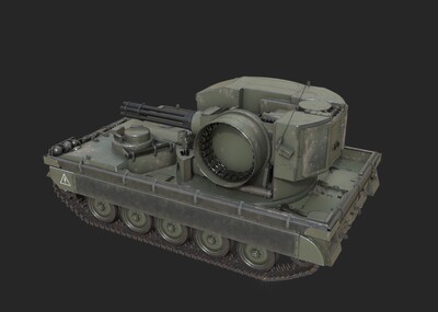 PBR 美国T249模型-火炮器械模型库-3D Studio(.3ds)模型下载-cg模型网