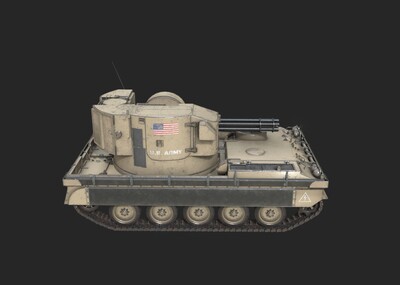 PBR 美国T249模型-火炮器械模型库-3D Studio(.3ds)模型下载-cg模型网