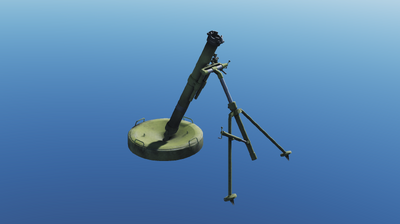 2b11迫击炮 PBR模型模型-火炮器械模型库-Maya(.ma/.mb)模型下载-cg模型网