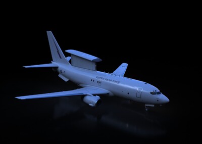 波音E-7A契尾 预警机模型-军用飞机模型库-3ds Max(.max)模型下载-cg模型网