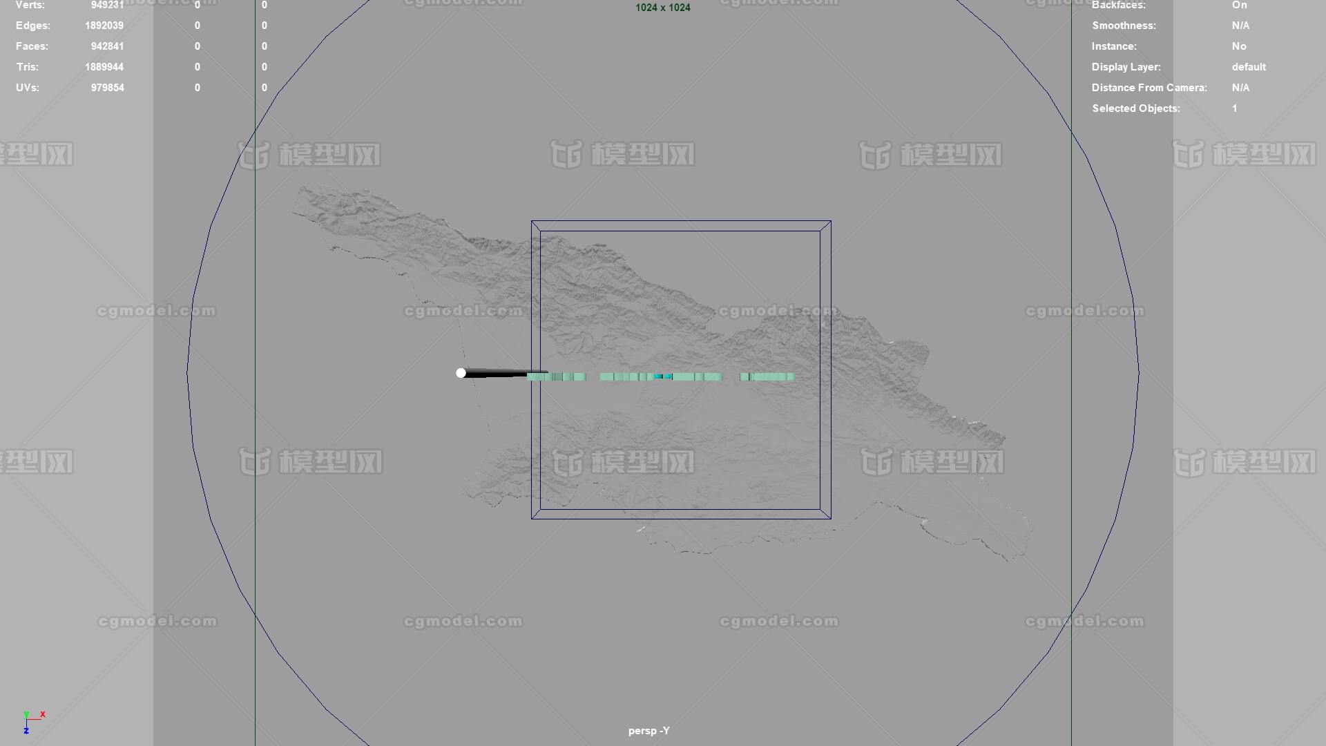 格鲁吉亚卫星地图Georgia map山模型-地形模型库-Maya(.ma/.mb)模型下载-cg模型网