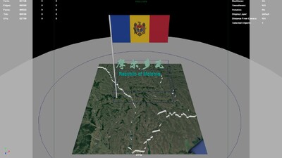 摩尔多瓦卫星地图Moldova map山模型-地形模型库-Maya(.ma/.mb)模型下载-cg模型网