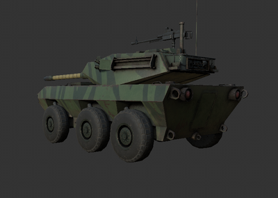 美国LAV-600坦克突击车模型-火炮器械模型库-3ds Max(.max)模型下载-cg模型网