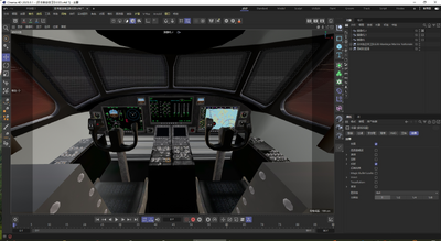 日本航空自卫队E2D鹰眼预警机模型-军用飞机模型库-FBX(.fbx)模型下载-cg模型网