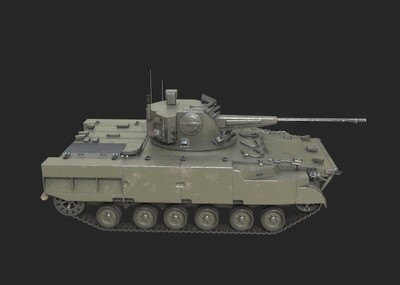 2S38 偏流-防空模型-火炮器械模型库-3ds Max(.max)模型下载-cg模型网