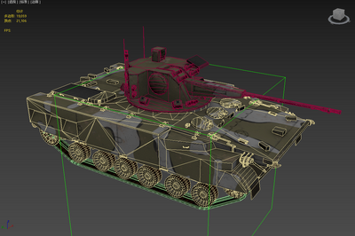 2S38 偏流-防空模型-火炮器械模型库-3ds Max(.max)模型下载-cg模型网