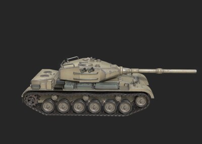 PBR WZ1224主战坦克模型-装甲车／坦克模型库-3D Studio(.3ds)模型下载-cg模型网