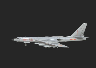 H6K 轰6K模型-军用飞机模型库-3ds Max(.max)模型下载-cg模型网