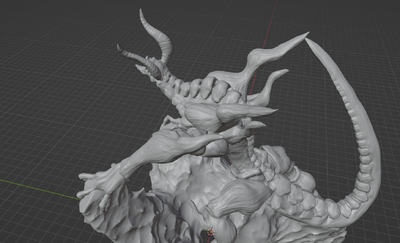 可3D打印模型-虫族-Ifrit模型-神话类模型库-Blender(.blend)模型下载-cg模型网