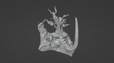 可3D打印模型-虫族-Ifrit模型-神话类模型库-Blender(.blend)模型下载-cg模型网