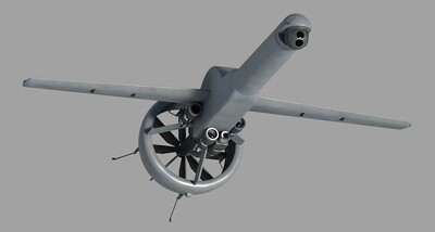 美国V-BAT4三维模型模型-无人机模型库-AutoCAD(.dwg)模型下载-cg模型网