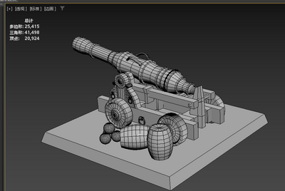 次世代PBR中世纪炮含八猴PT文件模型-火炮器械模型库-Marmoset Toolbag(.tbscene/.tbmat)模型下载-cg模型网