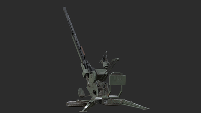 PBR QJG02模型-火炮器械模型库-Maya(.ma/.mb)模型下载-cg模型网