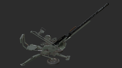 PBR QJG02模型-火炮器械模型库-Maya(.ma/.mb)模型下载-cg模型网