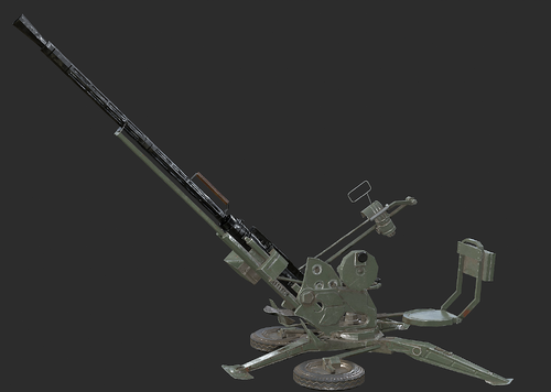 PBR QJG02模型-火炮器械模型库-Maya(.ma/.mb)模型下载-cg模型网