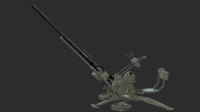 PBR QJG02模型-火炮器械模型库-Maya(.ma/.mb)模型下载-cg模型网