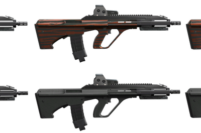 斯太尔AUG A3步枪模型-枪械模型模型库-Cinema 4D(.c4d)模型下载-cg模型网