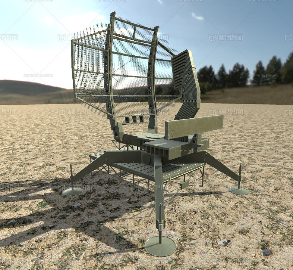 美国 AN-TPS-43模型-其他器械模型库-3ds Max(.max)模型下载-cg模型网