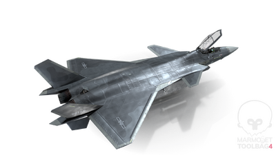 歼20 歼20B模型-军用飞机模型库-3ds Max(.max)模型下载-cg模型网