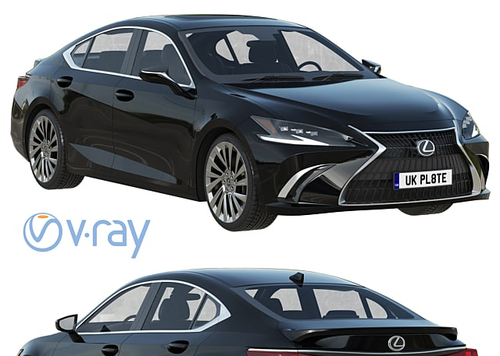Lexus ES模型-轿车模型库-3ds Max(.max)模型下载-cg模型网