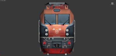HXD2D型交流传动电力机车模型-火车/轨道车模型库-3ds Max(.max)模型下载-cg模型网