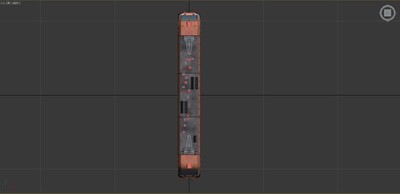 HXD2D型交流传动电力机车模型-火车/轨道车模型库-3ds Max(.max)模型下载-cg模型网