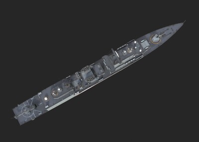 韩国海军 广开土大王级导弹驱逐舰KDX1模型-军舰模型库-3ds Max(.max)模型下载-cg模型网