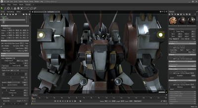 次世代 高达类模型-机器人／机甲模型库-Cinema 4D(.c4d)模型下载-cg模型网