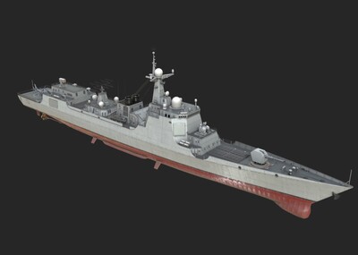 PBR 中国海军模型-军舰模型库-3ds Max(.max)模型下载-cg模型网