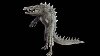 Mutant Croc-突变鳄鱼人模型-爬行模型库-FBX(.fbx)模型下载-cg模型网