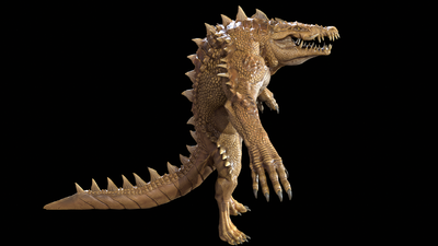 Mutant Croc-突变鳄鱼人模型-爬行模型库-FBX(.fbx)模型下载-cg模型网
